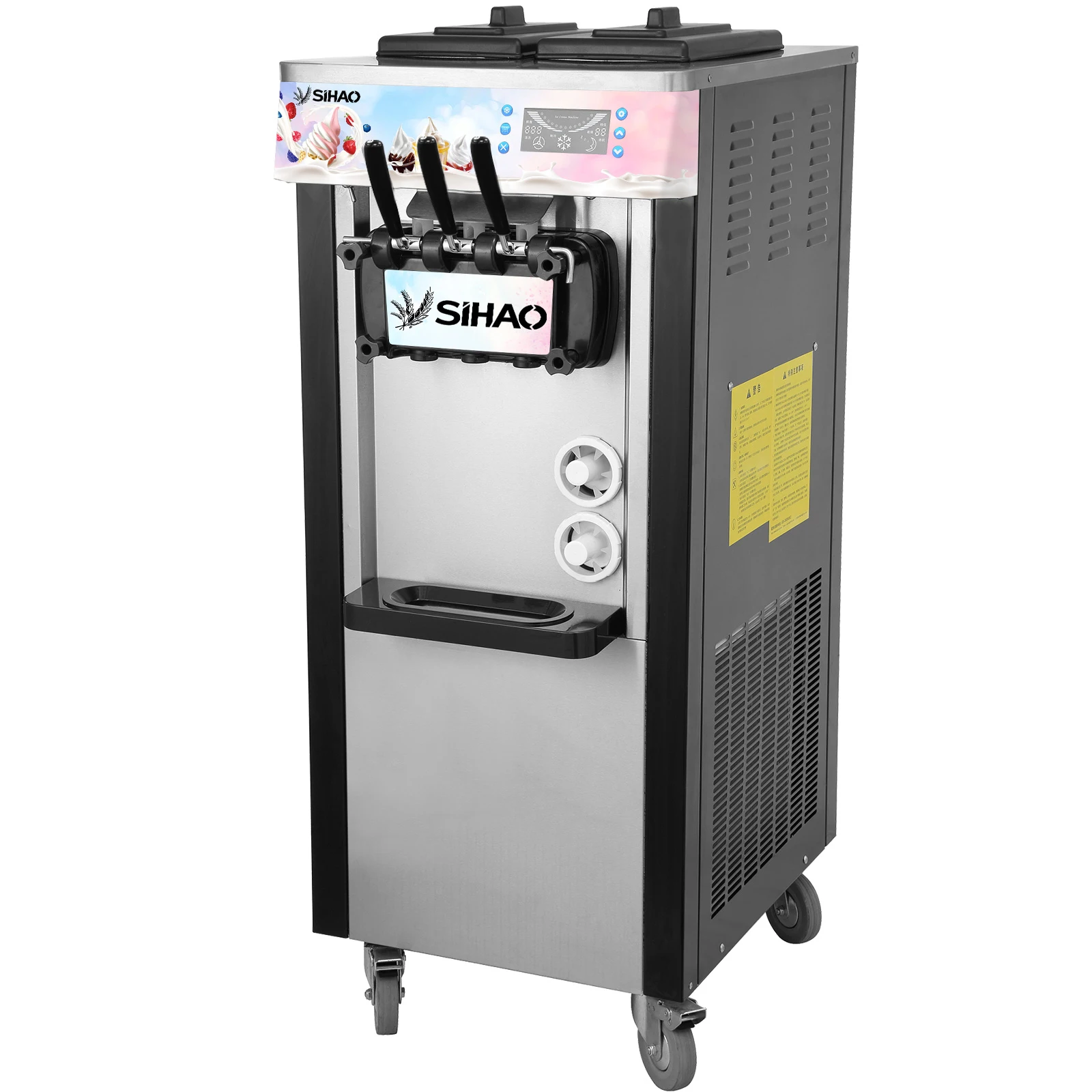 vevor User-Friendly gelato soft ice cream vending packaging machine ice ...