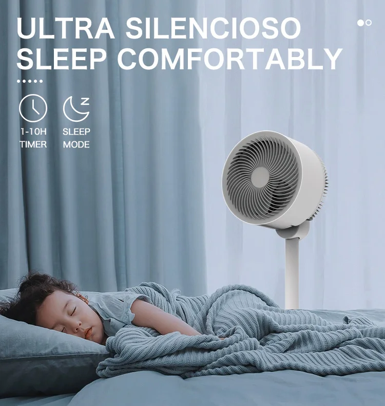 8 Inch 6 Speeds 3D Oscillation 10H Timer 4 Modes Versatile Quiet ...