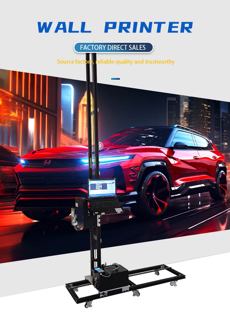 High Quality HD Enhanced 3D Vertical Wall Inkjet Mural Printer for ...