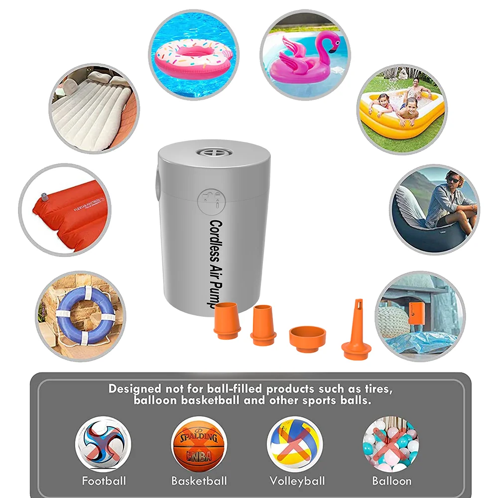 Cheap Dry Battery Powered Operated Electric Air Inflator Outdoor Use ...