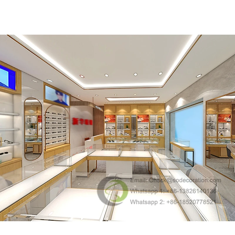 Factory Optical Display Cabinets Wall Mental Eyeglass Display Sunglass ...