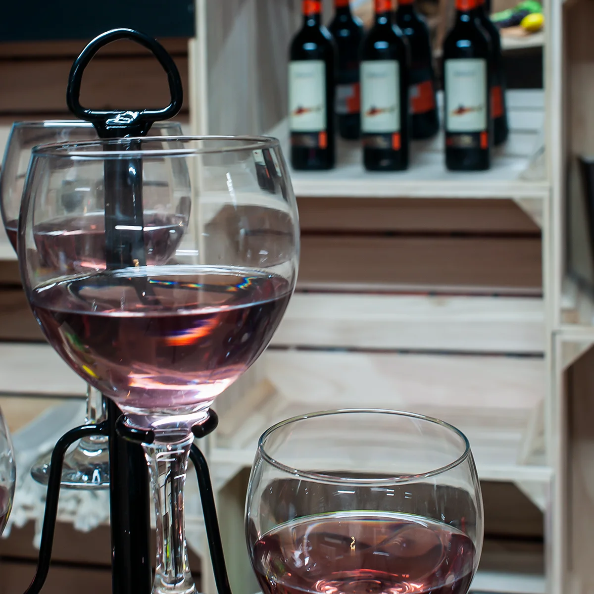 New Design Counter Top 3-tiers Cocktail Glass Tree Holder Display Rack ...