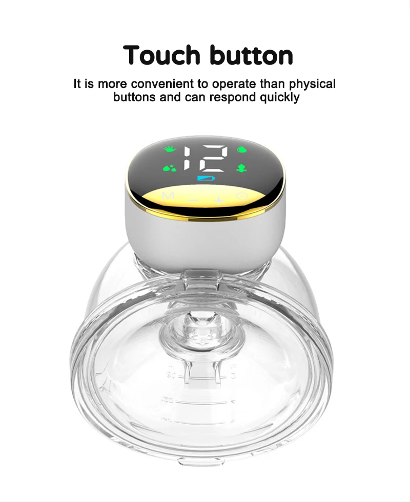 Hot Sale Customizable Logo Comfort Wireless Breast Pump BPA-Free ...