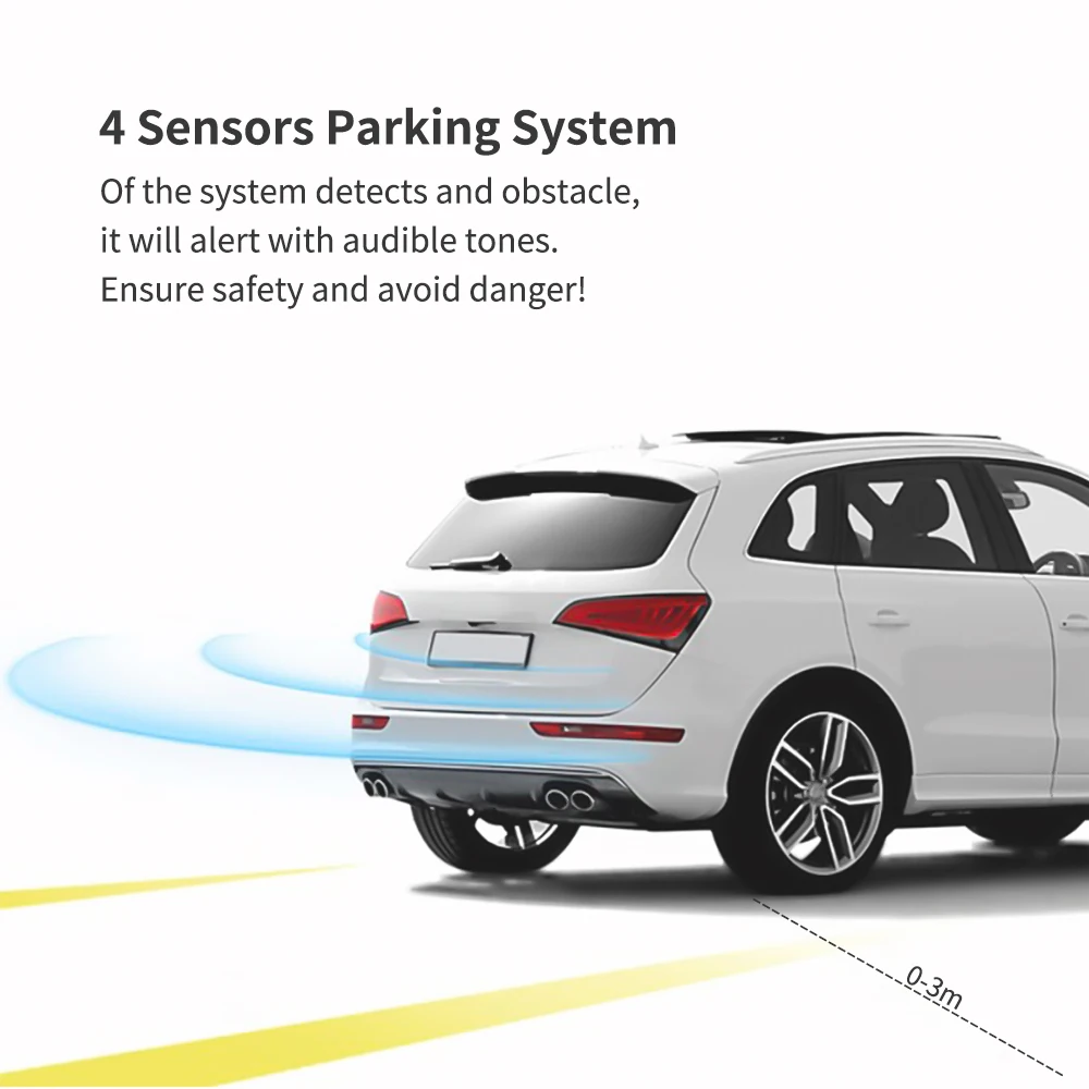Waterproof Ultrasonic Sensor With Human Voice Hint For Car Reversing ...