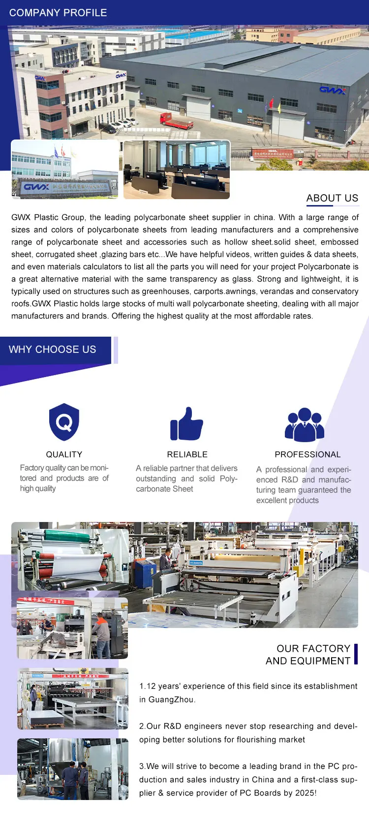 Custom Factory Manufacture Transparent 6mm 9mm Outdoor Covered Pc ...