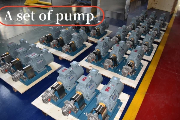 High Pressure Rotary Gear Pump Powder Machine Motor Driven Metering ...