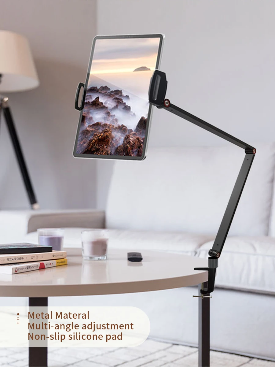 Factory Custom Clamp Base Design Desktop Use Flexible Angle Adjustable ...