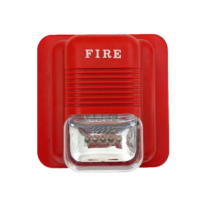 Sirena inalámbrica de alarma contra incendios con luz estroboscópica ...