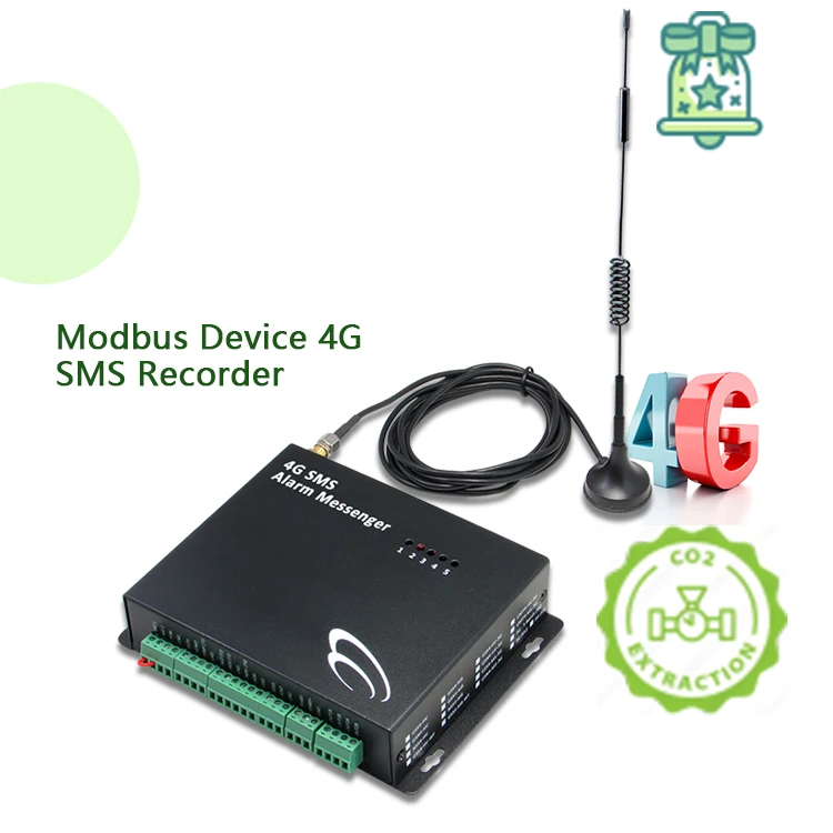 4G SMS Data Logger Modbus SMS Alert Messenger for Solar System