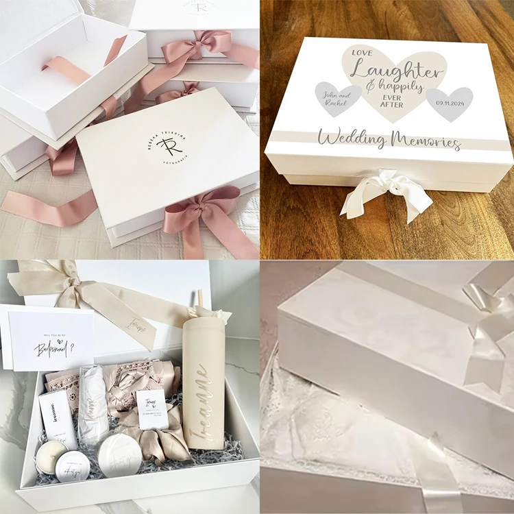 Customized 250g Cardboard Box Packaging Folding Magnetic Gift Box With ...