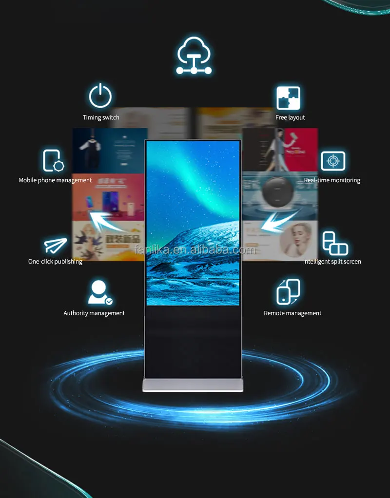 Vertical Advertising Machine,Floor Self-service Shopping Guide Inquiry ...