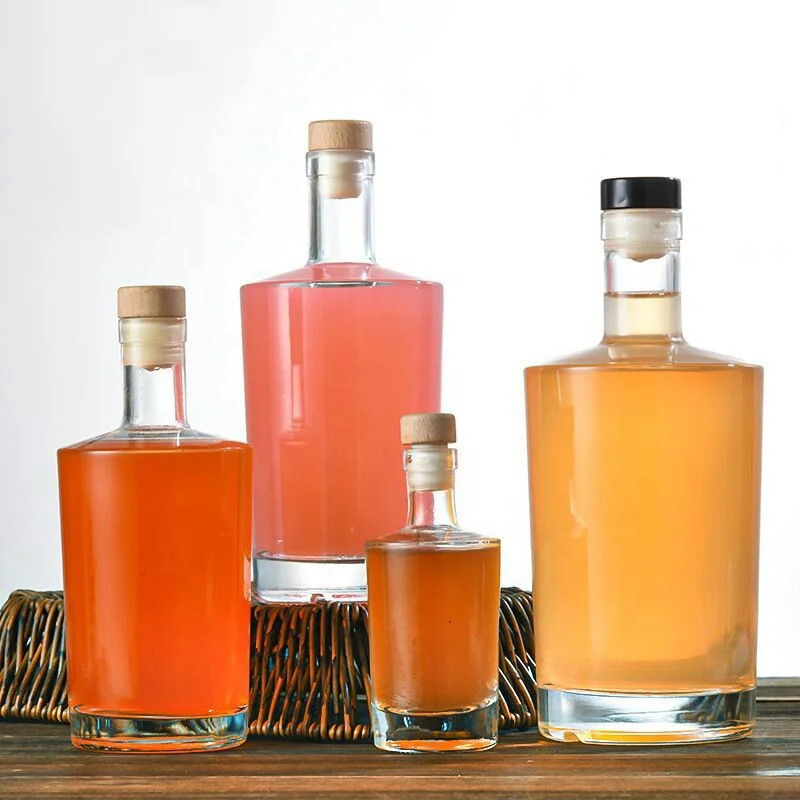 Free Sample Glass Wine Bottle Whiskey Vodka Empty Liquor Spirit Bottle ...