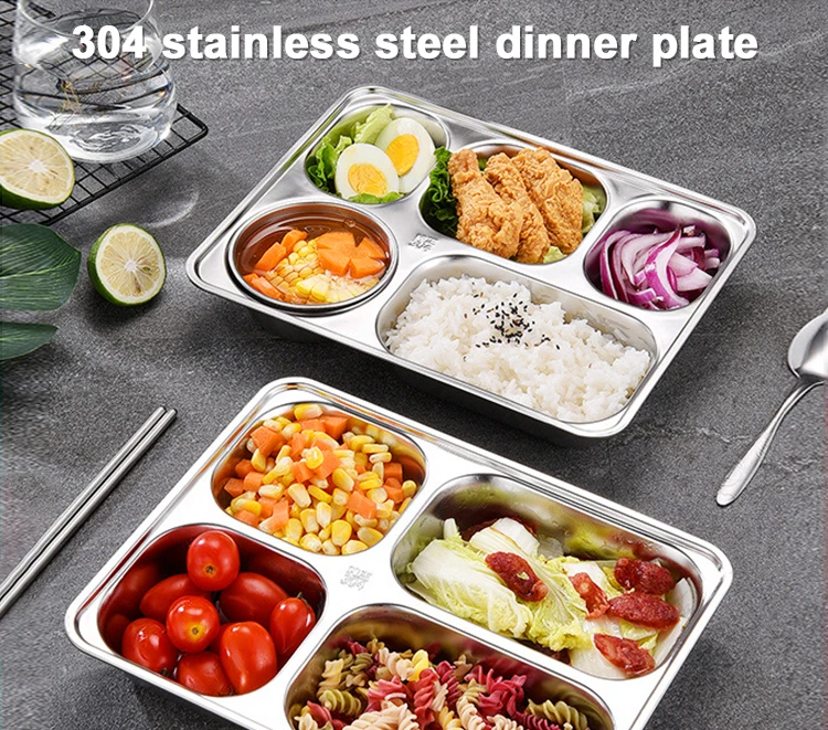 Indonesia Custom Food Tray SUS 304 - Eco-Friendly Dinnerware