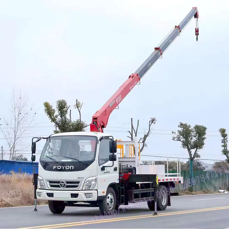 FOTON 4X2 Truck Mounted Crane - 2 Ton Hydraulic Boom Crane
