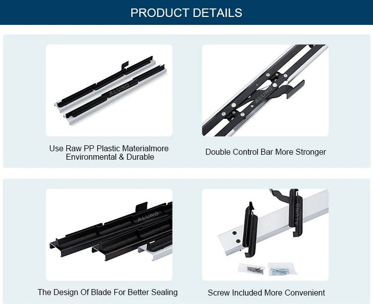ALUNO Louver Window Hardware - Durable & Versatile Solutions