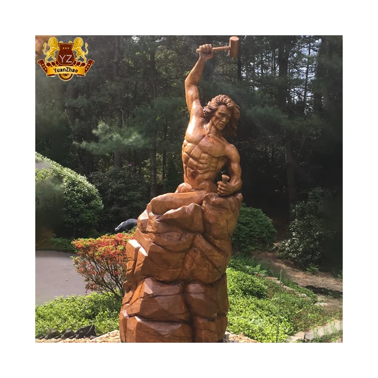 Outdoor Garden Decor Cast Bronze Figure Man Statue Life Size Bronze ...