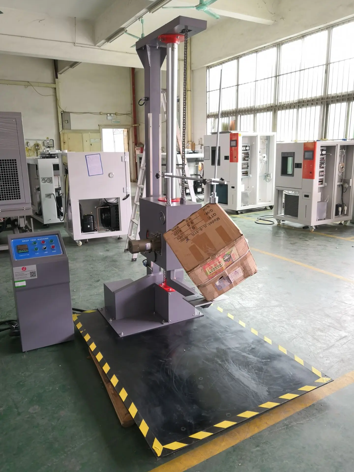 Bi-wing Drop Machine, Carton Drop test Machine, Surface Edge Free Drop ...