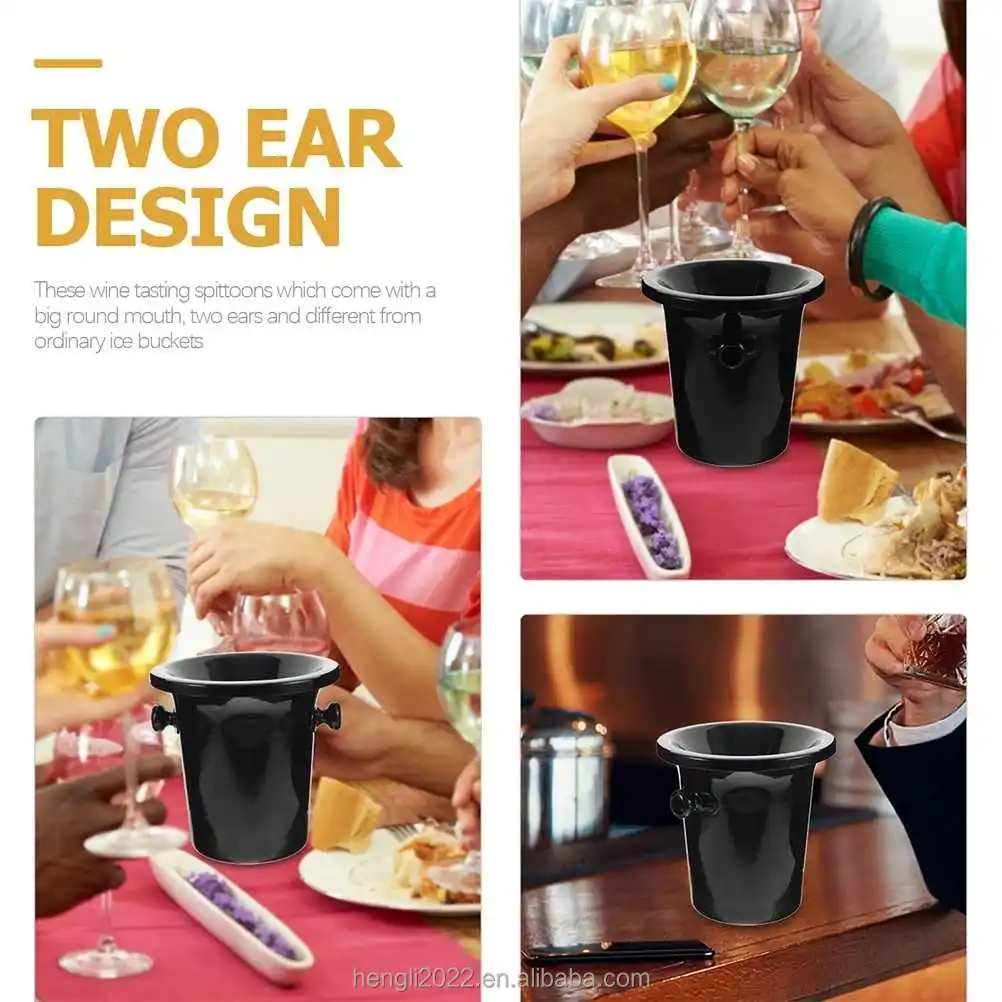 Spit Barrel Plastic Ice Bucket - Double Handles & Party Fun