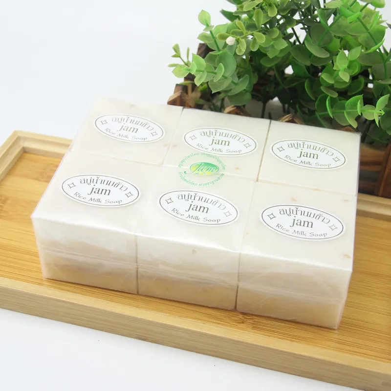 Thailand Jam Soap 60g - Handmade Rice Milk Body Wash & Face Soap for ...