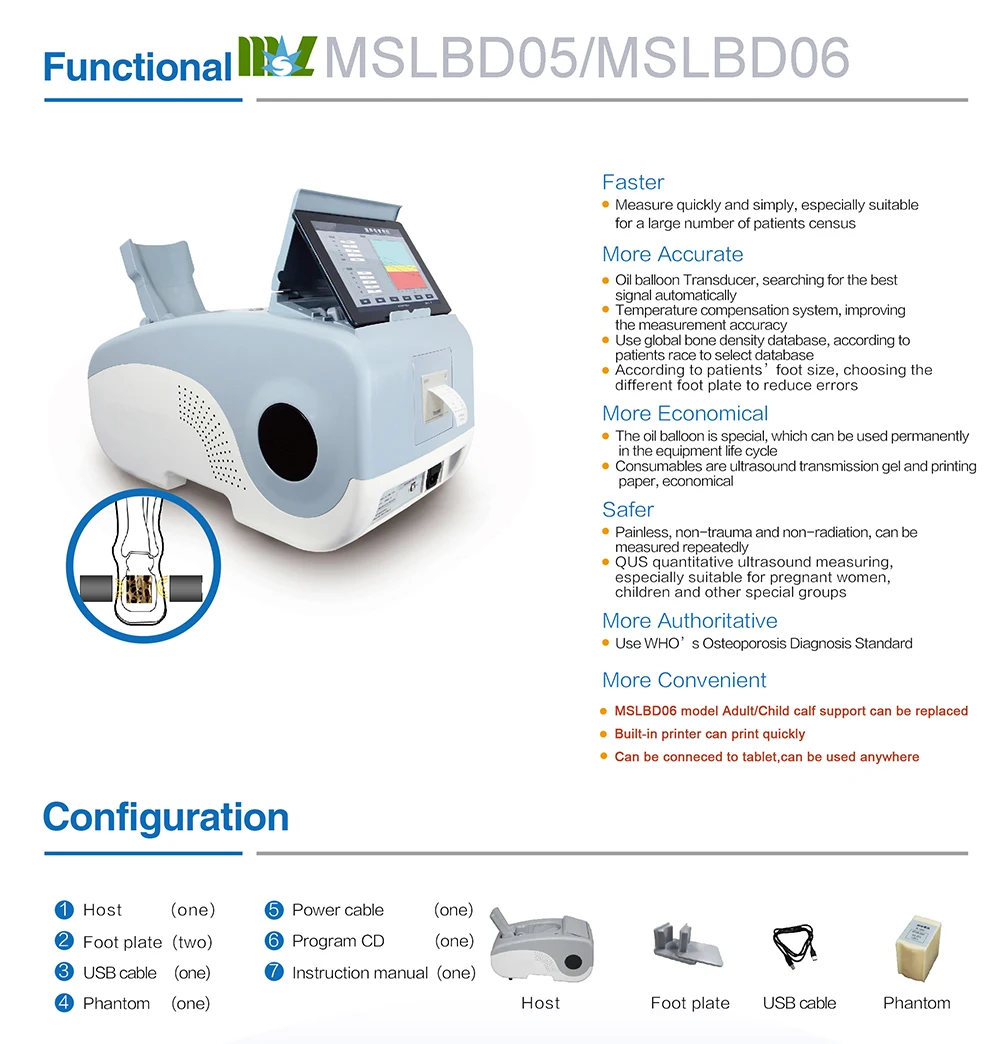 MSL Ultrasound Bone Densitometer - Accurate & Efficient
