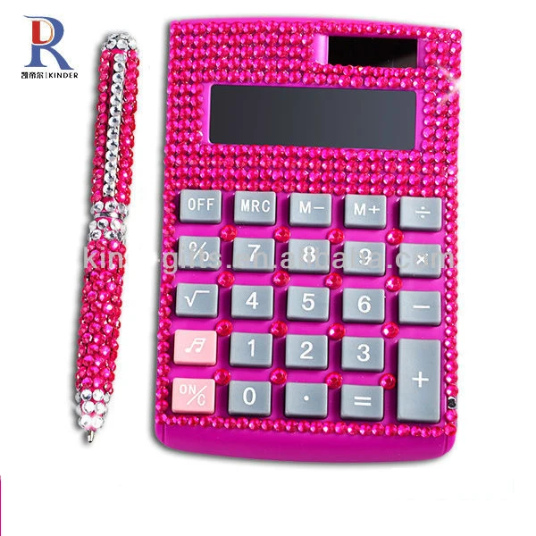 Wholesale Bling Mini Calculator For Desktop Gift - Buy Crystal Bling ...