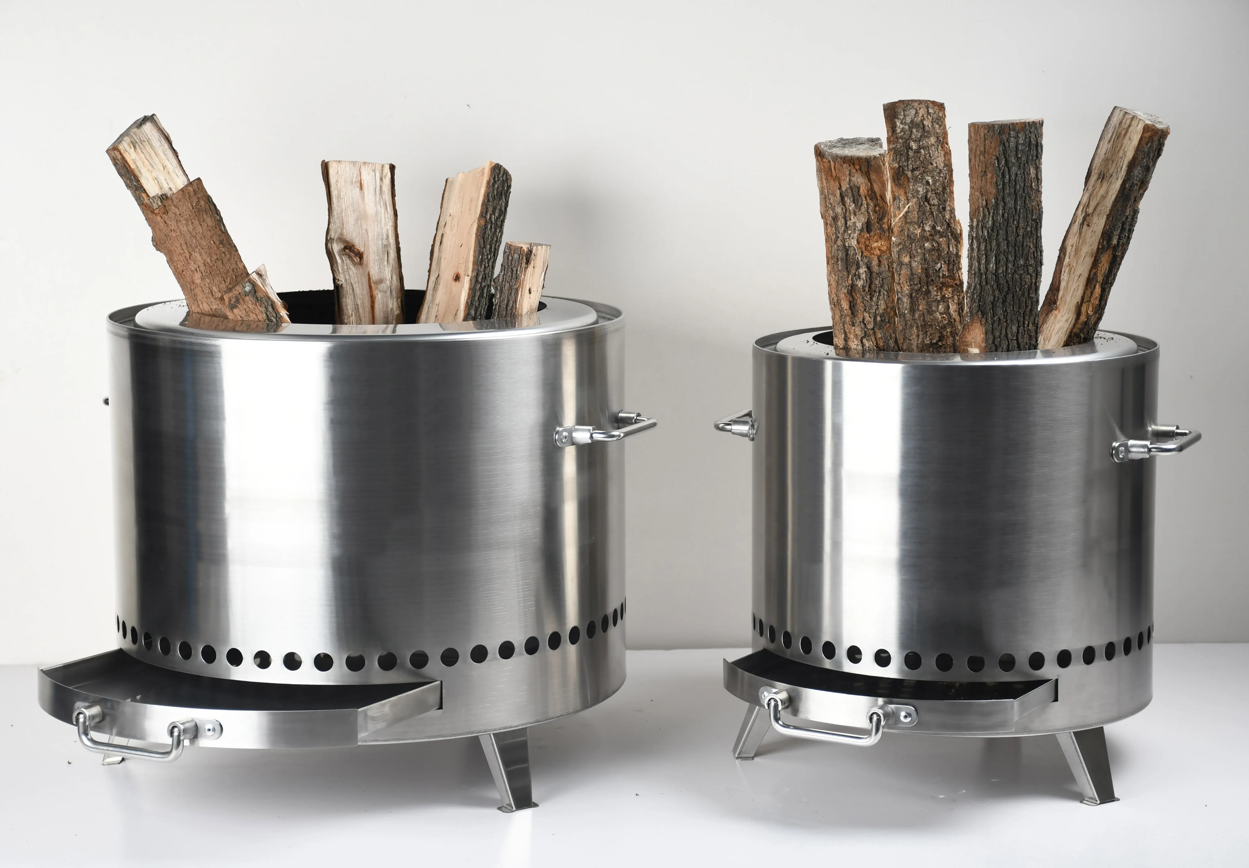 Custom Stainless Steel Portable Outdoor Charcoal Firewood Furnace ...