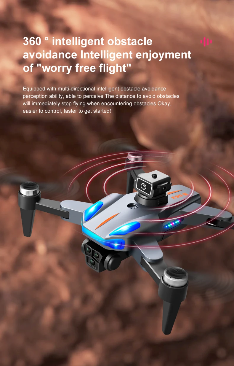 K911 Se Drones Professional 8k Gps 4k Drone Obstacle Avoidance Dual Hd ...