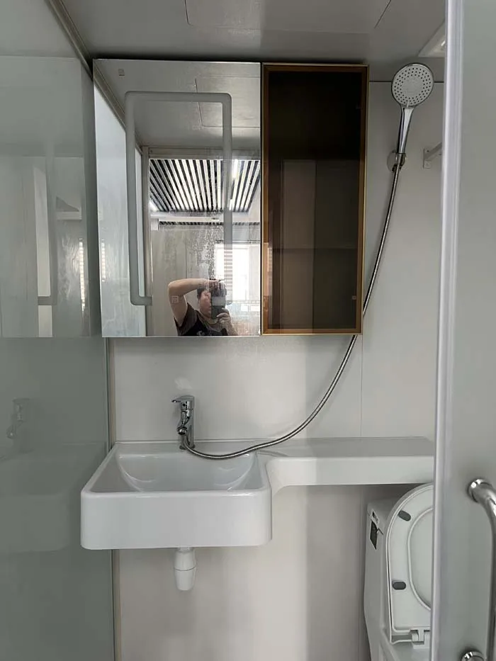Luxury Style Precast Shower Toilet Combo - Marine Bathroom