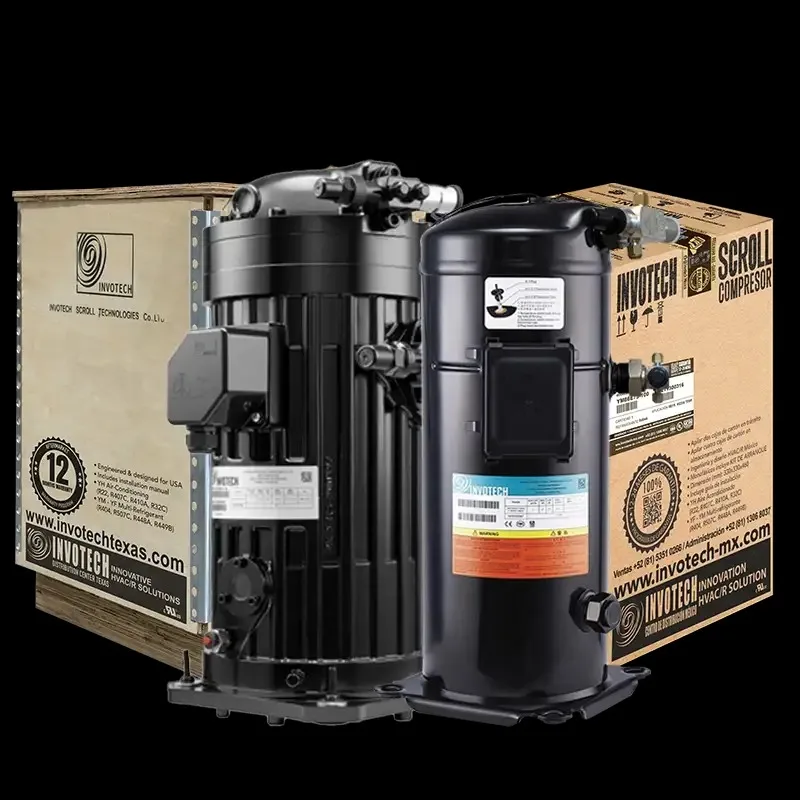 Semi-hermetic Refrigeration Scroll Compressor YSM YSF EVI Invotech ...