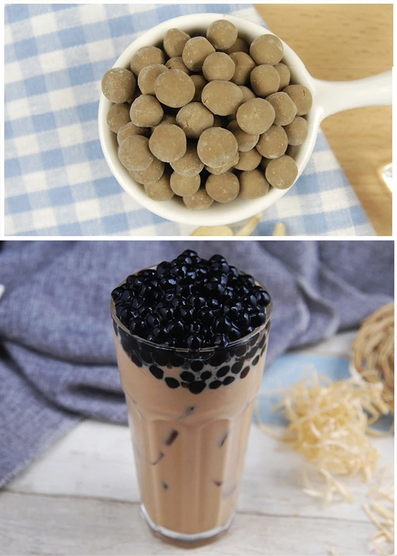 1kg Black Tapioca Pearl Balls From China Essential Milk Tea Ingredients ...