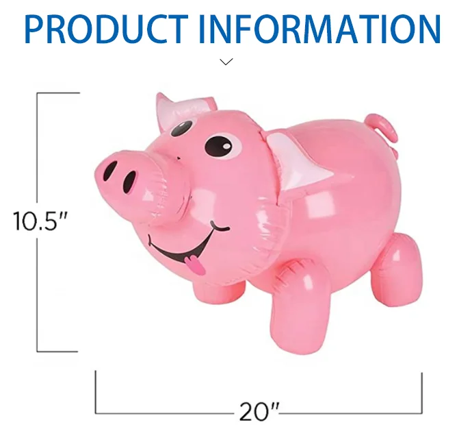Inflatable Pig Farm Animal Party Decorations Small Blow-up Pig Inflate ...