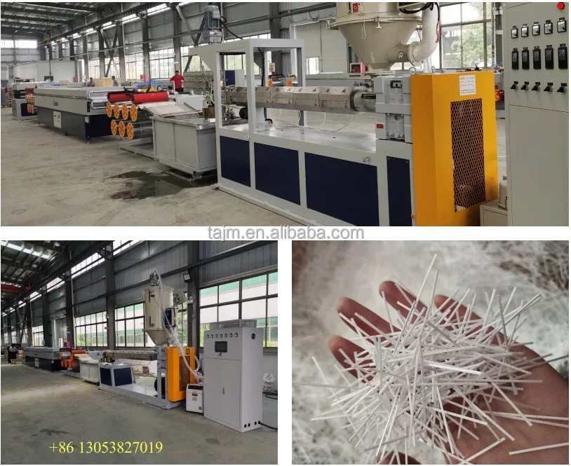 High Strength Polypropylene Synthetic Macro PP Fiber Reinforced Yarn ...