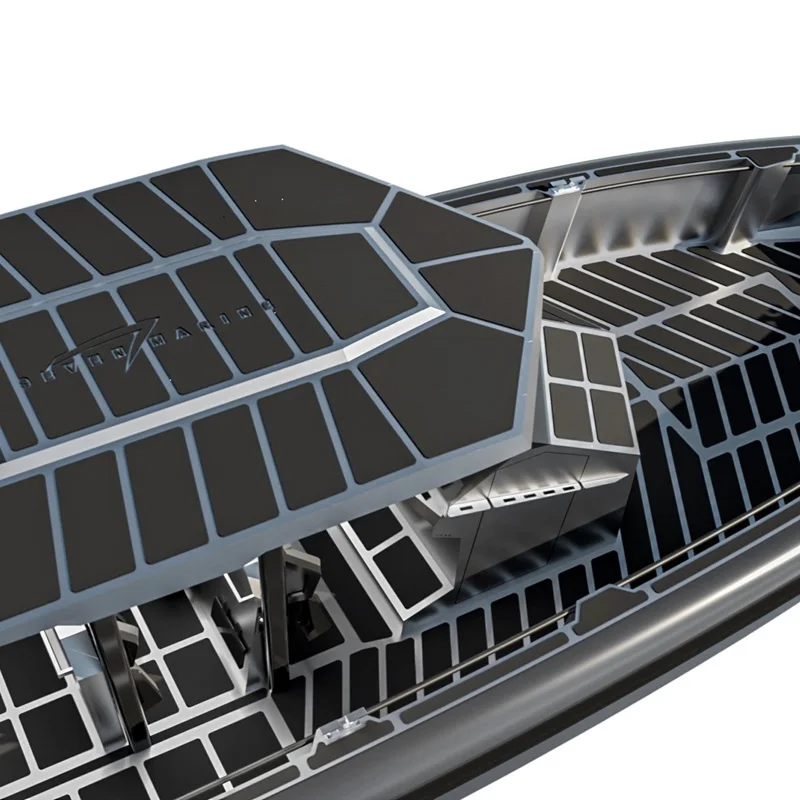 Luxury Style Rhib Yacht with Hard Tube CE Certified Aluminum RIB Boat ...