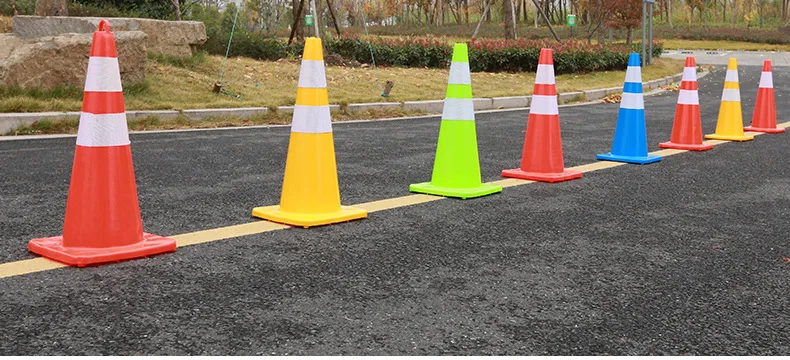 Durable PVC Reflective Elastic Road Cone - Traffic Safety