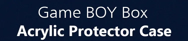 TCG Custom Acrylic Display Case for Nintendo Game Boy CIB EU Cartridge ...