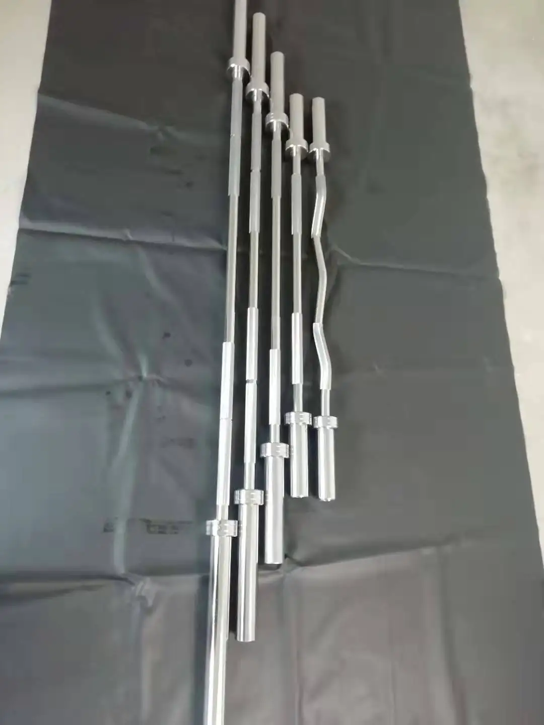 Barbell Straight Curved Bar Big Small Hole Barbell 1.2 Meters 1.5 ...