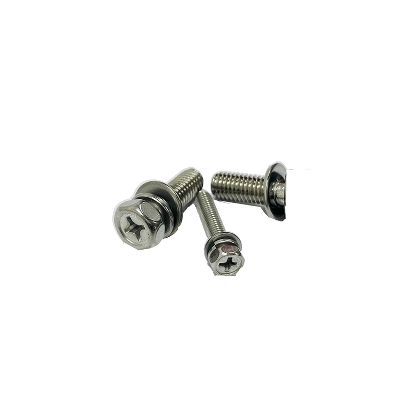 Ss304 Stainless Steel Outside The Hexagonal Screw Triple Combination ...