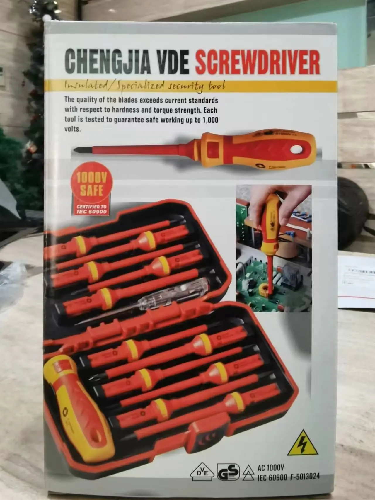 High Quality 13pcs Vde Hand Tool Set 1000v Insulated Electrician ...