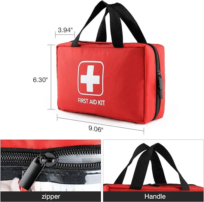 Custom Portable Large Emergency First Aid Bag Complete Medical Supplies ...