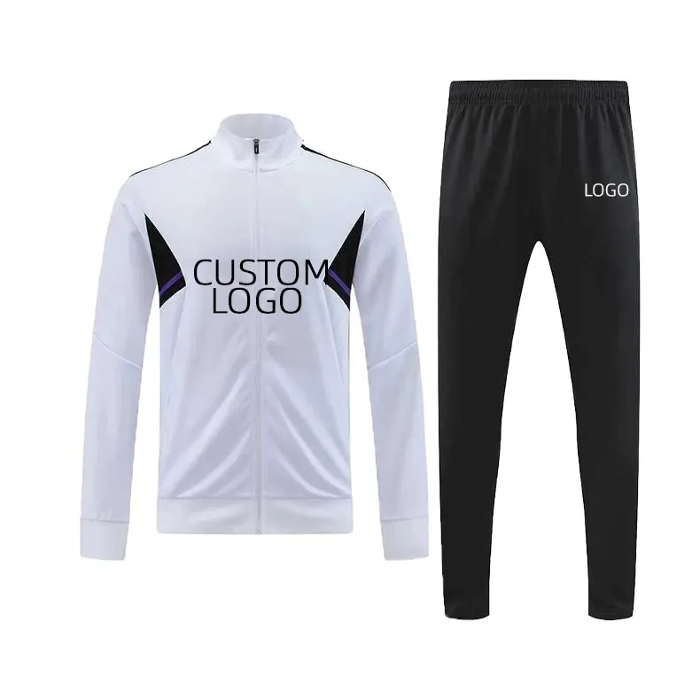 OEM Full Zip Men Jogging Suits Sets Custom Track Suits Unisex Custom ...