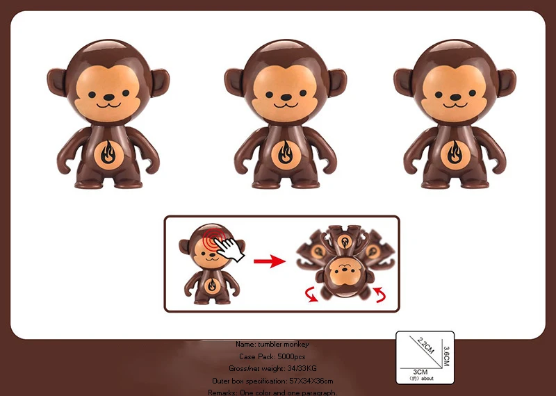 2024 New Wholesale Mini Fidget Toys Animal Toy Cartoon For Kids,Monkey ...