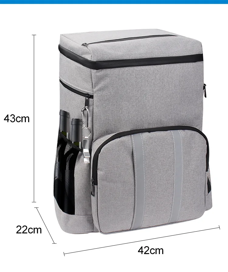 20L Insulated Cooler Backpack - Perfect for Lunch & Beer