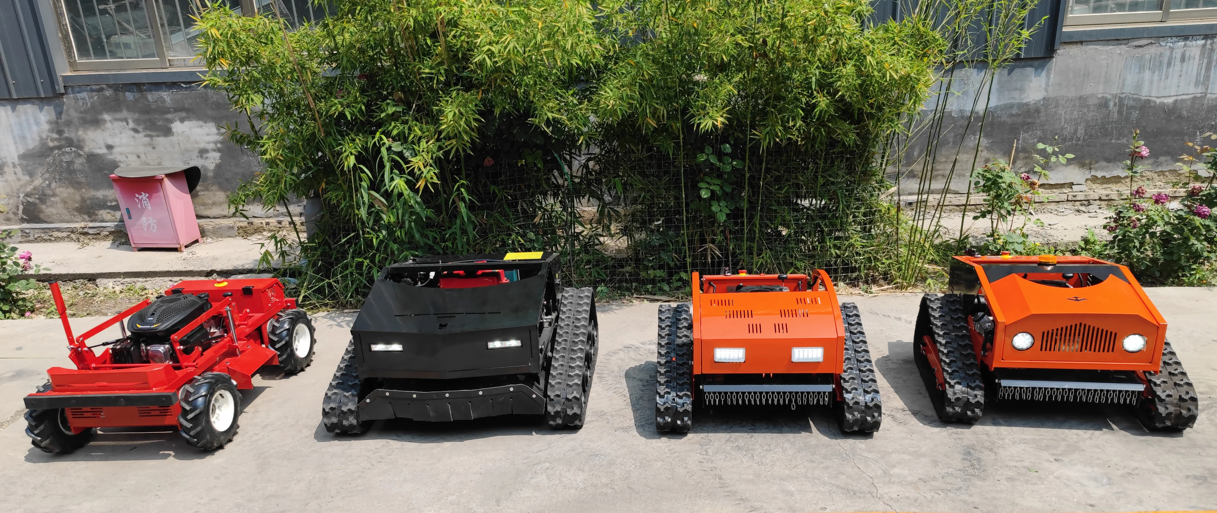Grass Cutter Machine - Automatic Riding Remote Robot Control