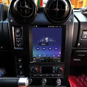 Android 11 Tesla Style Vertical Screen Navigation Car Multimedia Radio ...