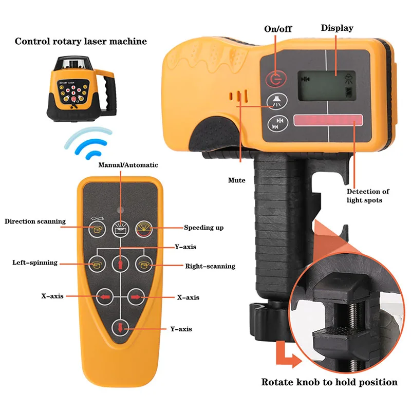 Professional 500m Laser Level 635nm Red Laser Line Rotating Direction ...