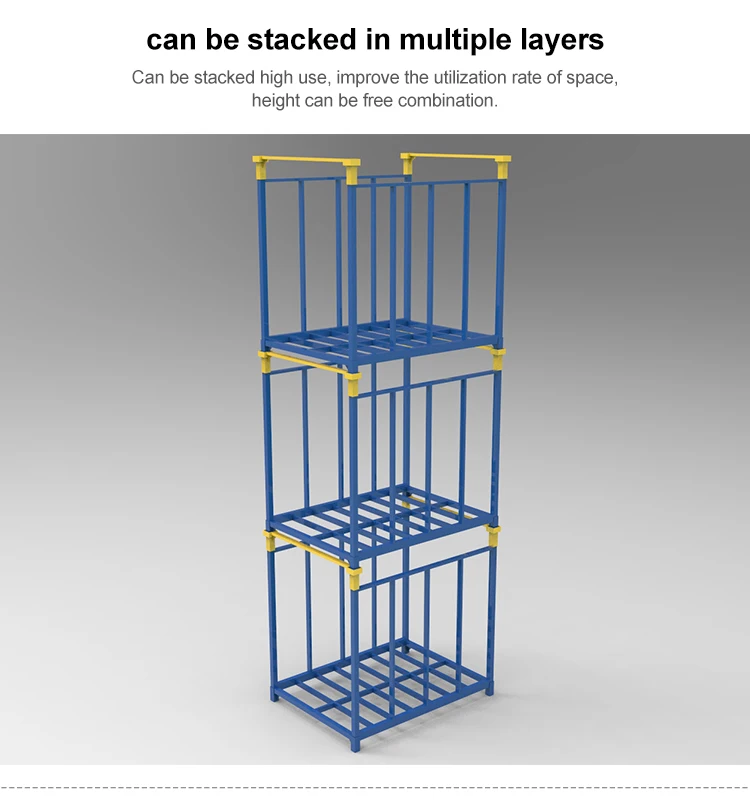 Industrial Warehouse Steel Folding Removable Posts Stacking Rack for ...