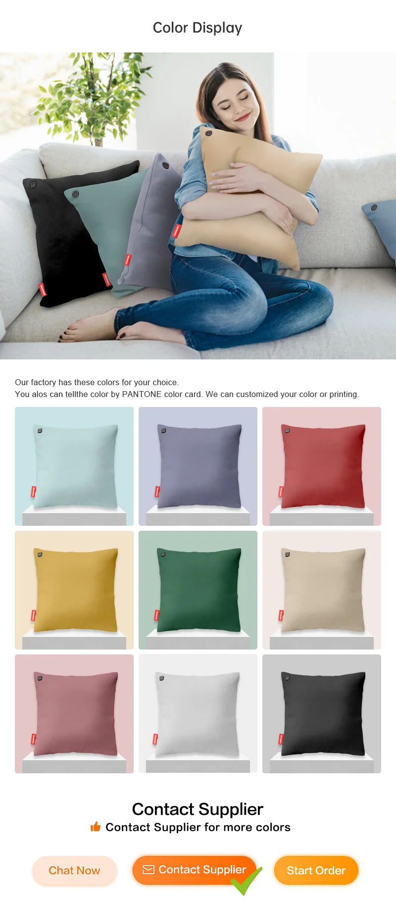 Graphene Flame Retardant Heated Throw Pillow - Keep Warm