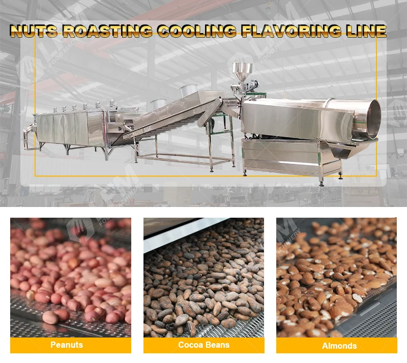 Candied Nuts Roasting Coating Making Machine Provider Roasted Peanut Salted Caramel Cashew ...