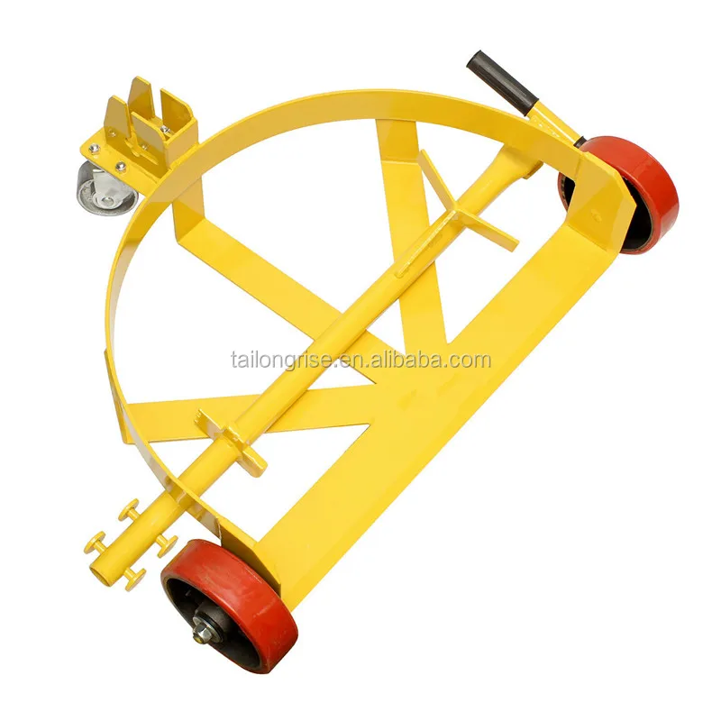 Customizable Roll Container - Heavy Duty Drum Dolly Cart