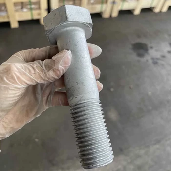 Hot Dip Galvanized Astm A325 A325m/ A490 A490m Hex Heavy Bolt And Nut ...